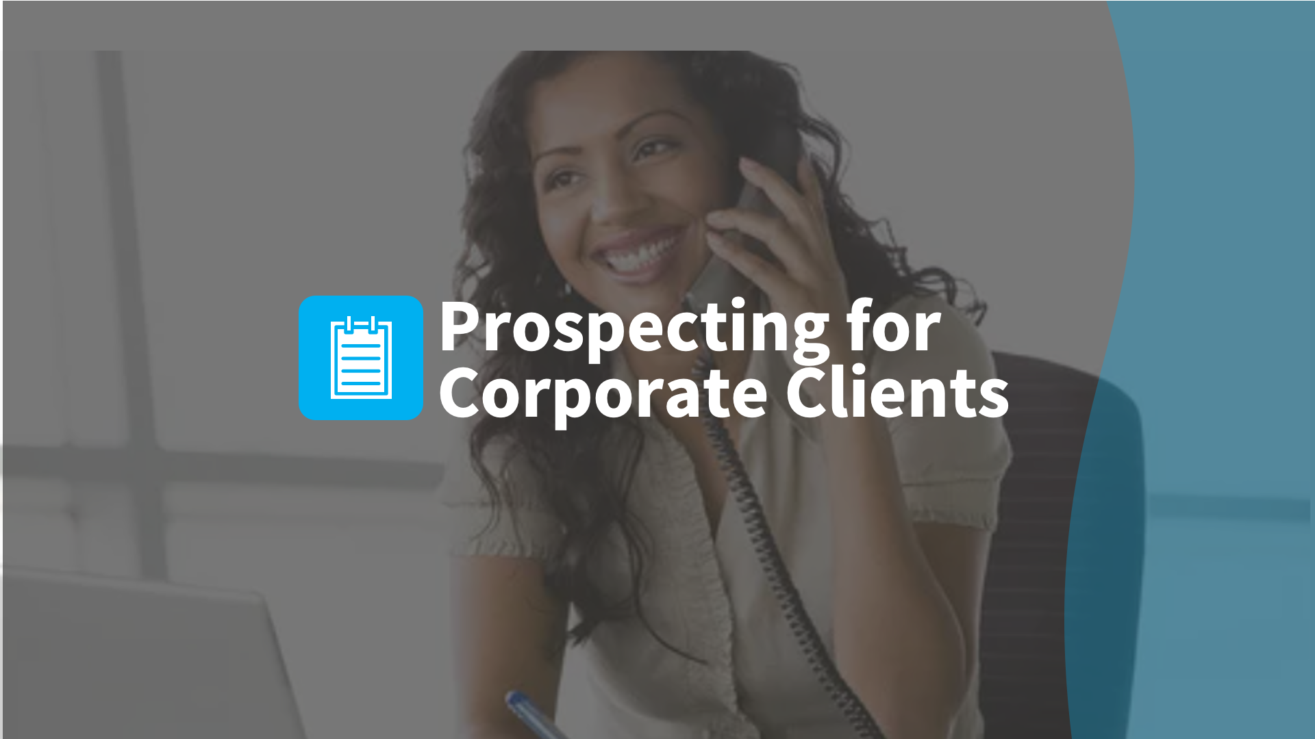Prospecting for corporate clients